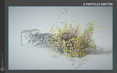 Particle Rendering 粒子渲染 Using X Particles 使用xp粒子 《octane For Cinema 4d Manual》 极客文档