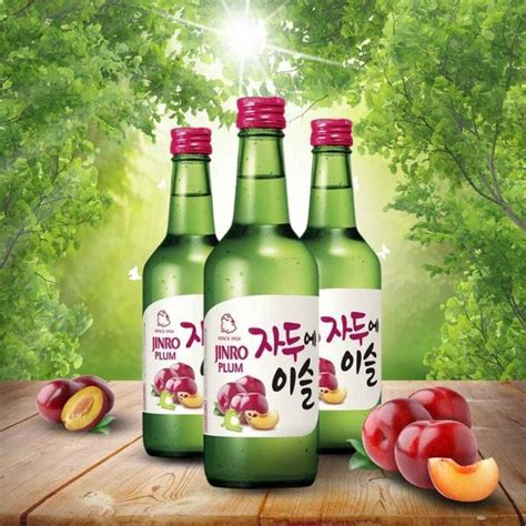 Rượu Soju Hàn Quốc Jinro Vị Mận Plum 360ml Chính Hãng Thế Giới Soju