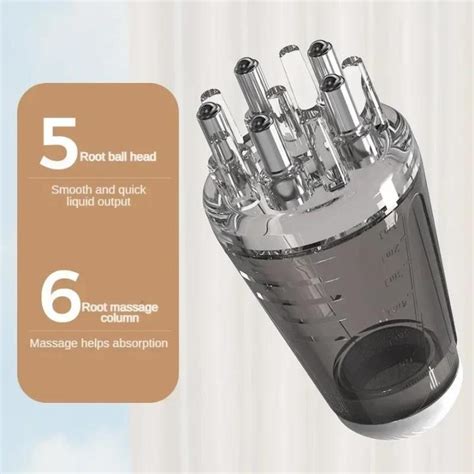 Scalp Applicator Minoxidil 1 6ml Essence Hair Growth Fluid Ball Massage