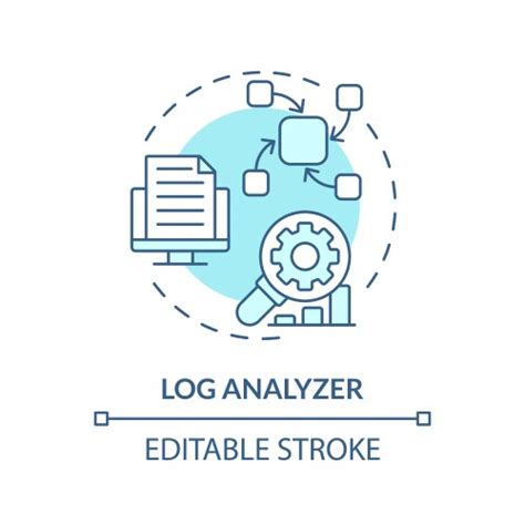 Network Topology Soft Blue Concept Icon Royalty Free Vector