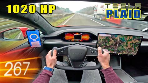 Tesla Model S Plaid Makes Going Over 160 Mph On The Autobahn Look Like