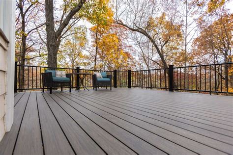 Deckorators Deck In Ironwood With Black Metal Railing Looking For
