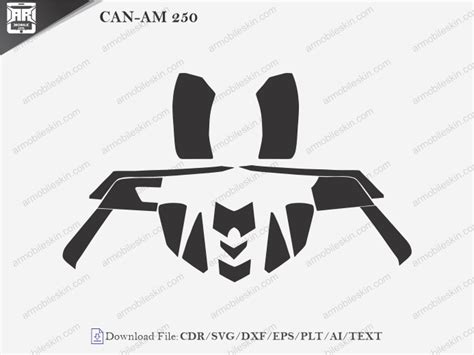 Can Am 250 Ppf Cutting Template Armobileskin
