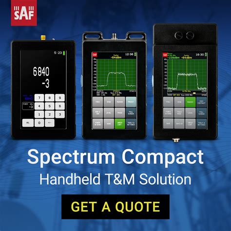 Saf Tehnika Jsc On Linkedin Handheld Spectrum Analyzer For