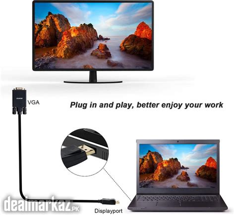 Benfei Displayport To Vga Adapter Benfei Dp Displayport To Vga 6 Feet