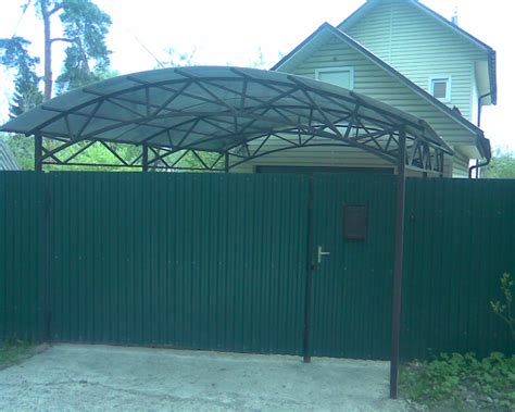 Навесы из поликарбоната - изготовление, продажа, доставка и установка в ...