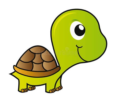 Turtle 库存例证 插画 包括有 孩子 可笑 图象 图画 婴孩 动画片 绘画 快乐 爬行动物 15978056