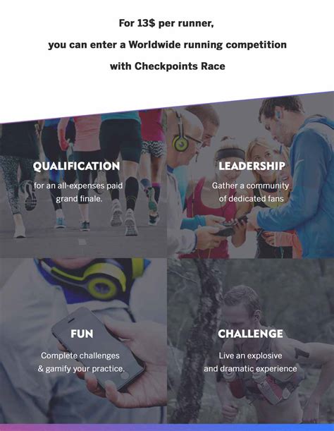 Checkpoints Race The Social Running League Indiegogo