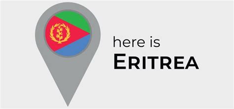 Premium Vector Eritrea Map Marker Icon Here Is Eritrea Vector Illustration