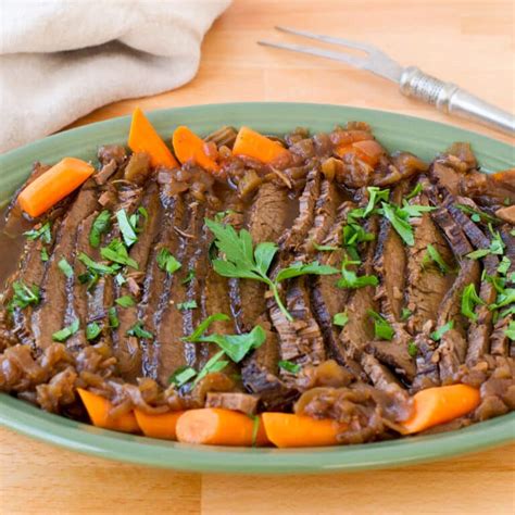 Oven Baked Brisket Classic Jewish Recipe Thecookful