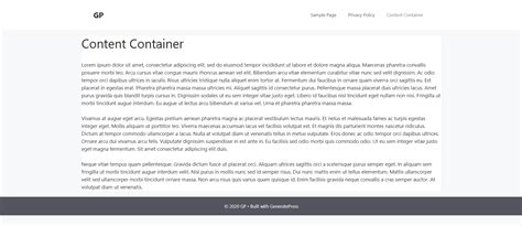 Content Container Documentation