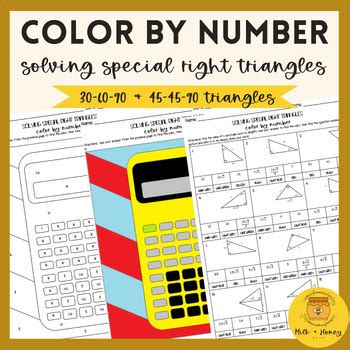 Special Right Triangles Practice Trigonometry Geometry Color By Number