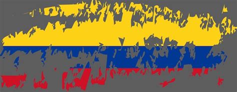 Colombia Bandera Vector 9 Vector Premium