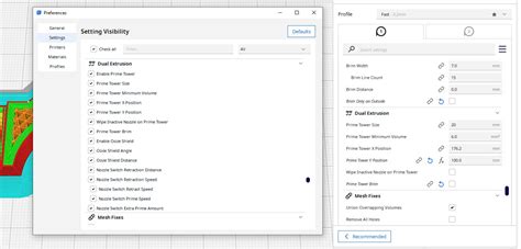 Enable Prime Tower Checkbox Unvisible · Issue 13303 · Ultimakercura