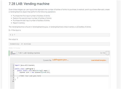 Solved 7 28 LAB Vending MachineGiven Three Integers As Chegg