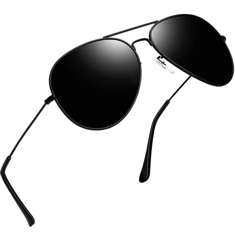 Classic Metal Aviator Sunglasses Curved Crossbar Mirrored Square Lens