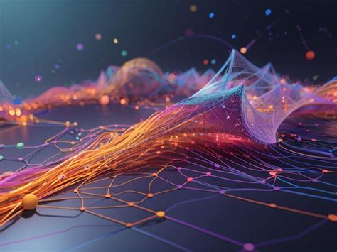 Premium Ai Image Virtual Network Visualization Mapping Digital Pathways