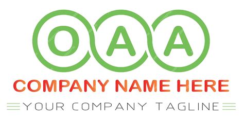 Premium Vector Oaa Letter Logo Design