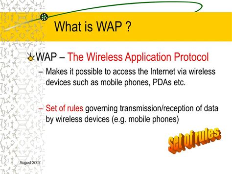 Ppt Presentation On Wap Powerpoint Presentation Free Download Id
