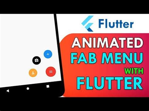 Flutter Animated Circular FAB Menu | Flutter Tutorial for Beginners : r/FlutterDev
