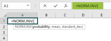 NORM INV Excel Syntax Step By Step Examples How To Use
