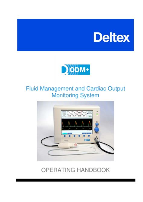 Cardioq Odm Operating Workbook Issue 554 Aug 2019 Pdf Download