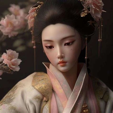 汉服女孩 全部作品 Ai绘画 素材集市