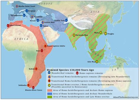 Homo Erectus Map Ancient World History History Geography Ancient History