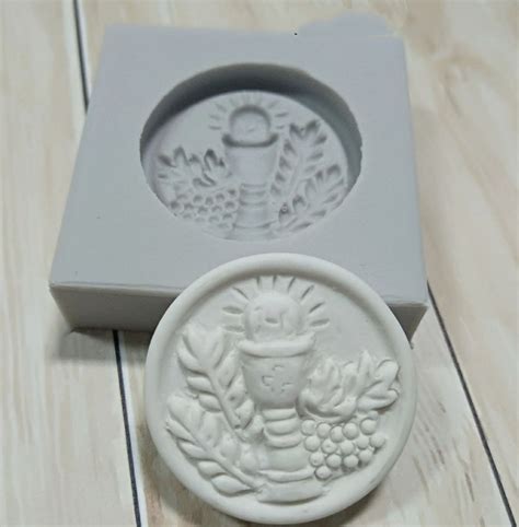 Molde Em Silicone Medalha Calice Atelier Das Artes