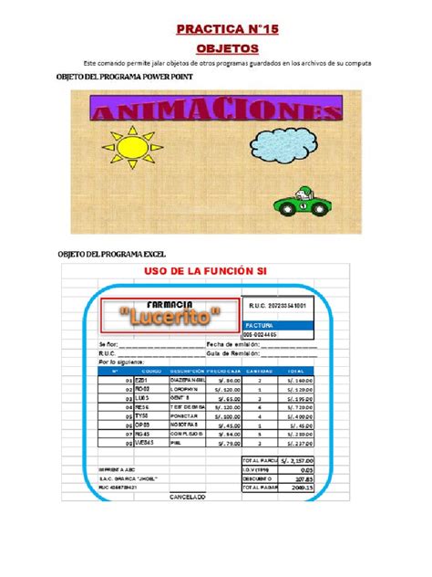 15 Objetos Pdf