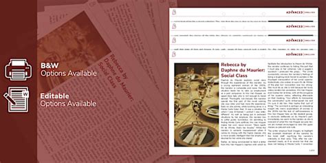 Rebecca Social Class