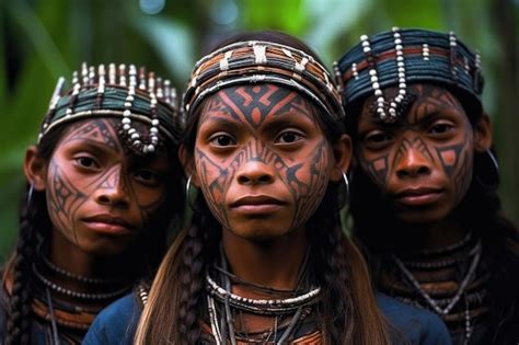 Premium Ai Image Women Of The Amazon Tribe