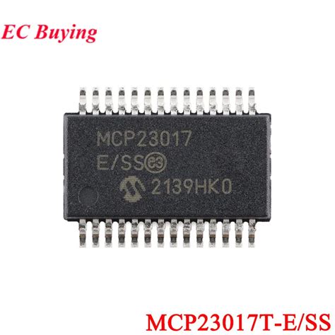 2pcs1pc Mcp23017 Ess Mcp23017t Ess Ssop 28 16 Bit I2c Io Rxpander