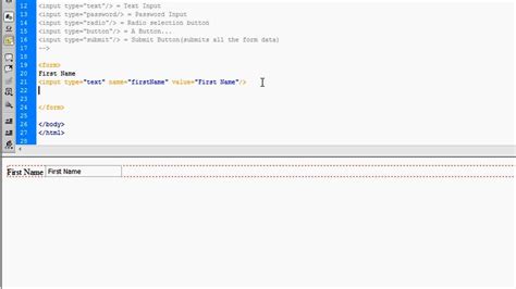 Html Forms Tutorial Part 1 Youtube