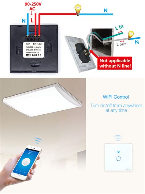 Variometrum Sonoff Touch Fali Wi Fi S Kapcsol Variometrum