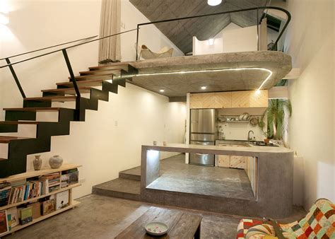 Perforated Brick Gable Screens Courtyard In Front Of Compact Hanoi House