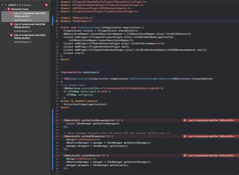 Ios Build Fails With Use Of Undeclared Identifier Rnnordicdfu Error