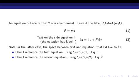 How To Left Align Some Not All Single Line Labeled Equations In