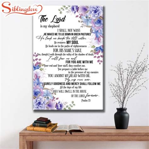 Mountain Be Still And Know That I Am God Psalm 4610 Canvas Art