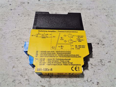 TURCK ISOLATING SWITCHING AMPLIFIER INTERFACE MODULE IM Ex R