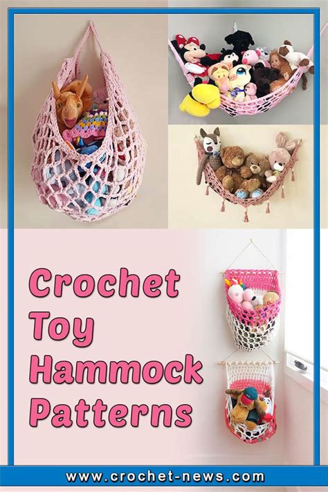 10 Crochet Toy Hammock Patterns 10 Crochet Toy Hammock Patterns
