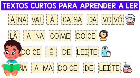 Textos Curtos Para Treinar Leitura Educa Market
