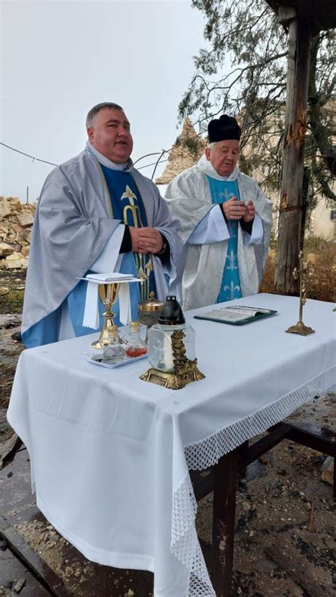 Odpust ku czci Niepokalanego Poczęcia NMP na gruzach kościoła w Kisielówce