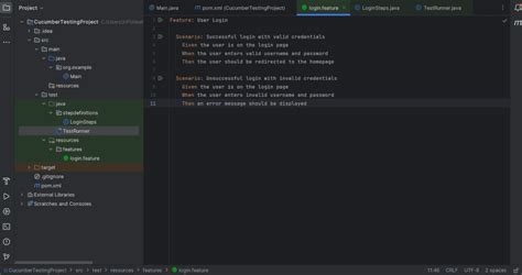 Setting Up Cucumber Geeksforgeeks