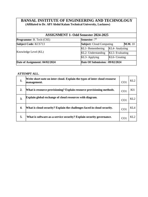 Cc Assignment 4 Pdf