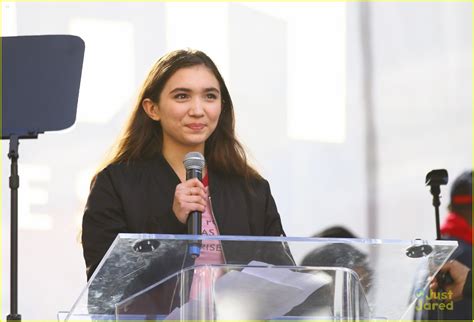 Video Rowan Blanchard Delivers Powerful Speech At Womens March La