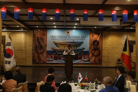 2022 국경일 행사 개최 상세보기공관장 활동사항주동티모르 대한민국 대사관