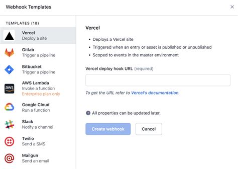 how to use deploy hooks with vercel and a headless cms