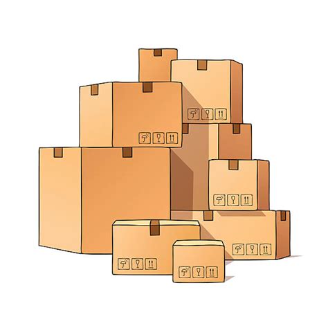 Royalty Free Stacked Boxes Clip Art Vector Images And Illustrations Istock