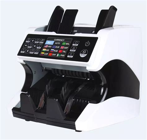 Top Loading Dual Cis Sensor Money Detector Mix Value Counter Bill